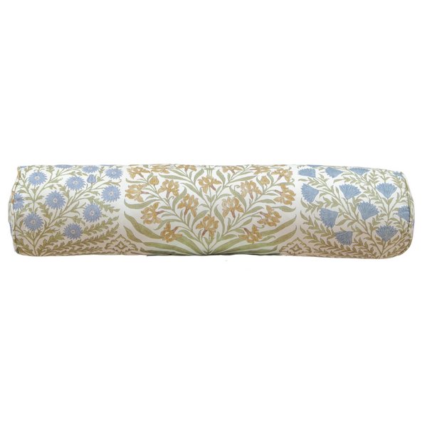 Sameera in Gold/Sapphire Bolster Pillow – Society Social