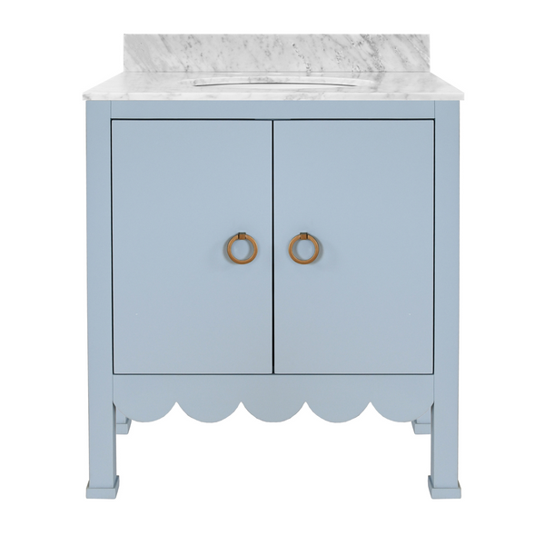Capri Scalloped Vanity in Light Blue – Society Social