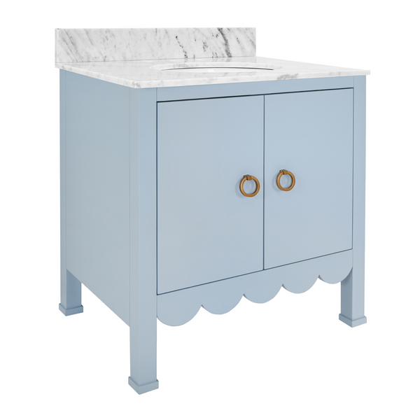 Capri Scalloped Vanity in Light Blue – Society Social