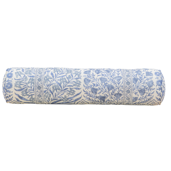 Sameera in Blue / Indigo Bolster Pillow – Society Social