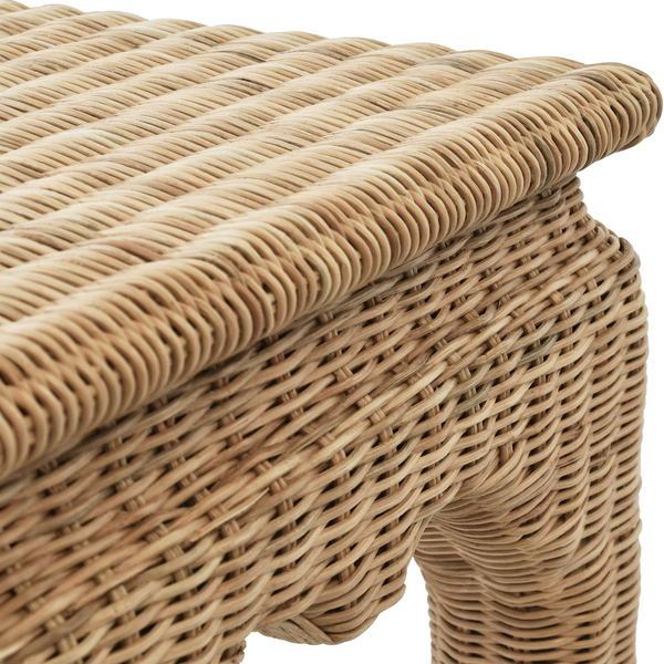 Amelia Scalloped Wicker Table – Society Social
