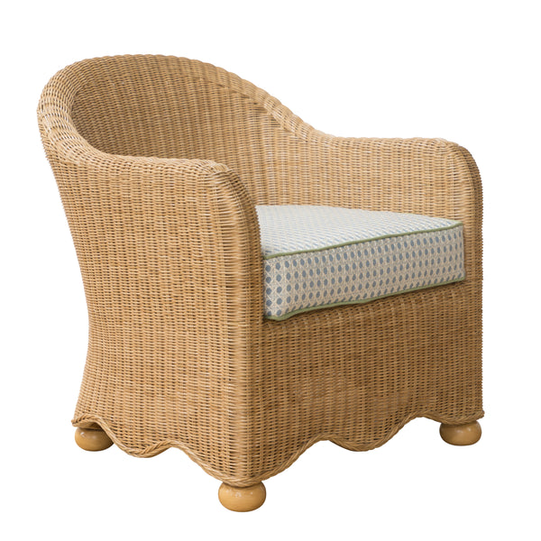 Wavy Wicker Lounge Chair – Society Social