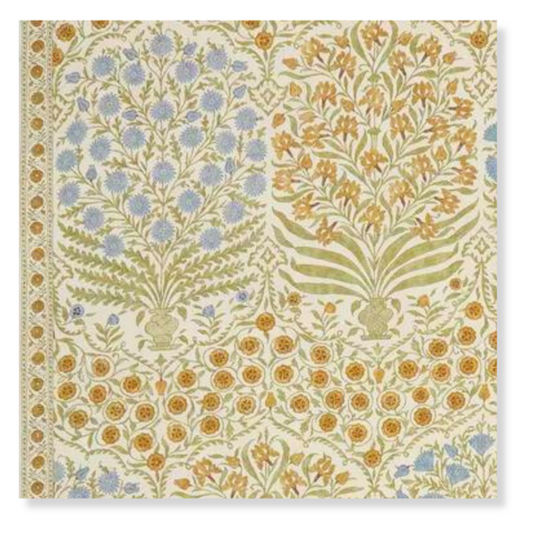 Sameera in Sapphire/Gold - Fabric by the Yard – Society Social