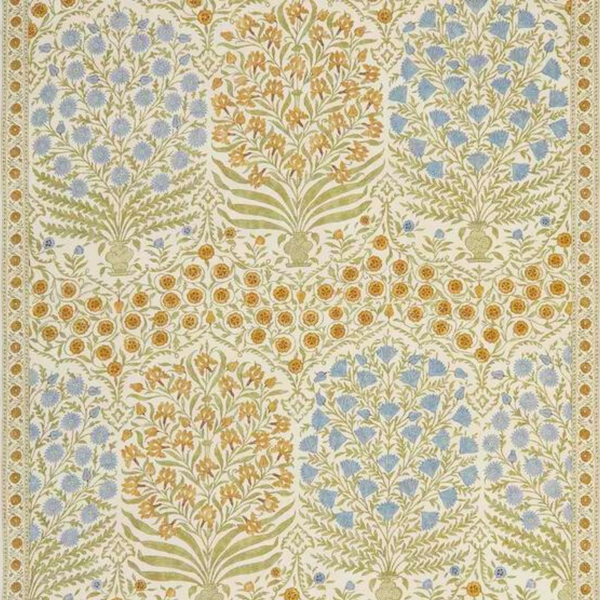 Sameera in Sapphire/Gold - Fabric by the Yard – Society Social