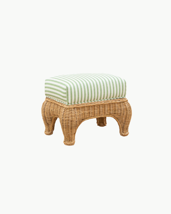 Pleated Wicker Stool - Square – Society Social