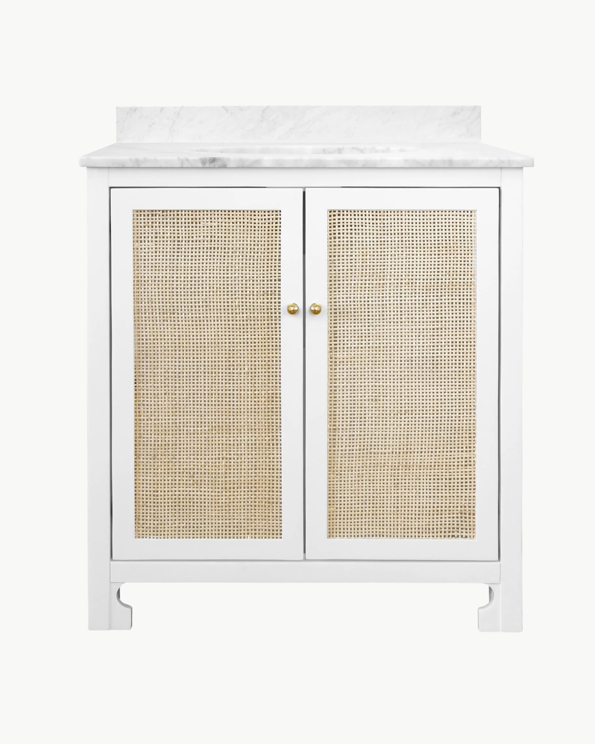 Sanibel Cane Vanity in Navy – Society Social