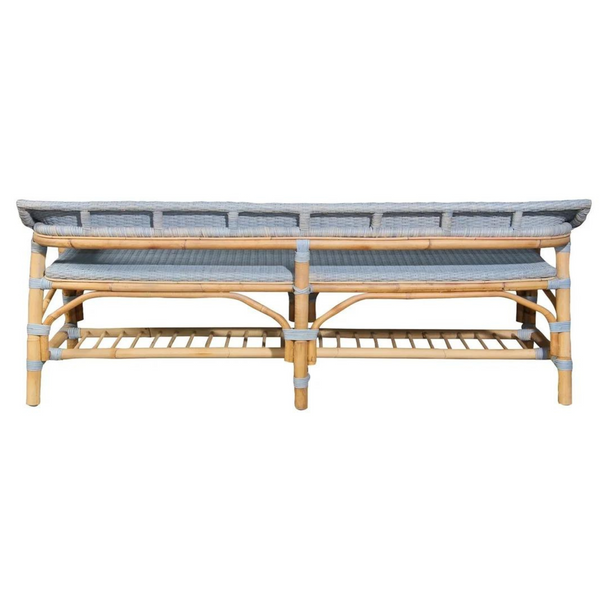 Amalfi Bench in Coastal Blue – Society Social