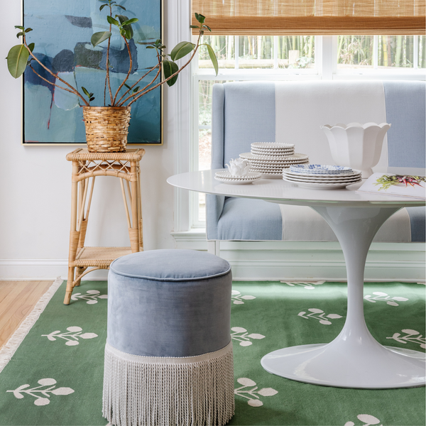 Marigold Dhurrie Rug Green – Society Social