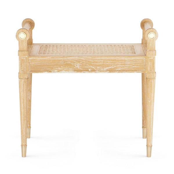 Champagne Gold Greek Key Bench – Society Social