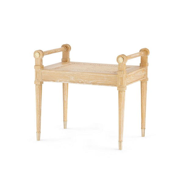 Champagne Gold Greek Key Bench – Society Social